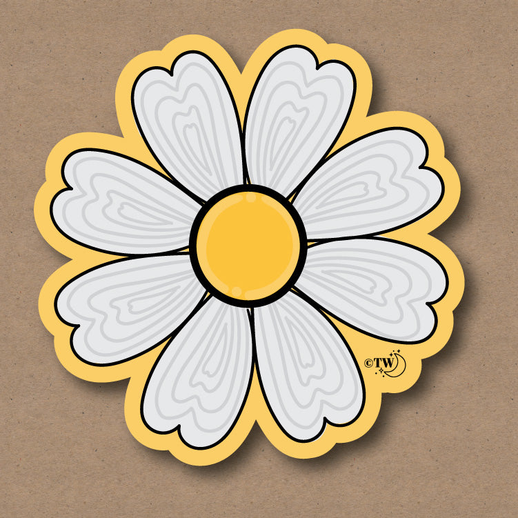 Daisy Sticker – Tiny Werewolves